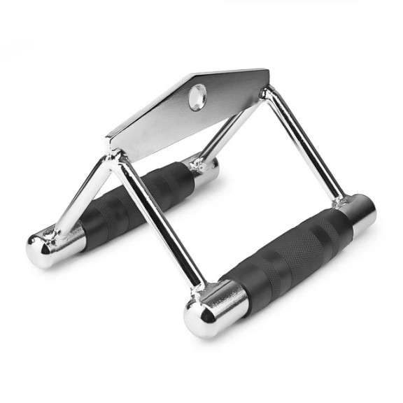 Double D handle with Rubber grip | Golden Fitness